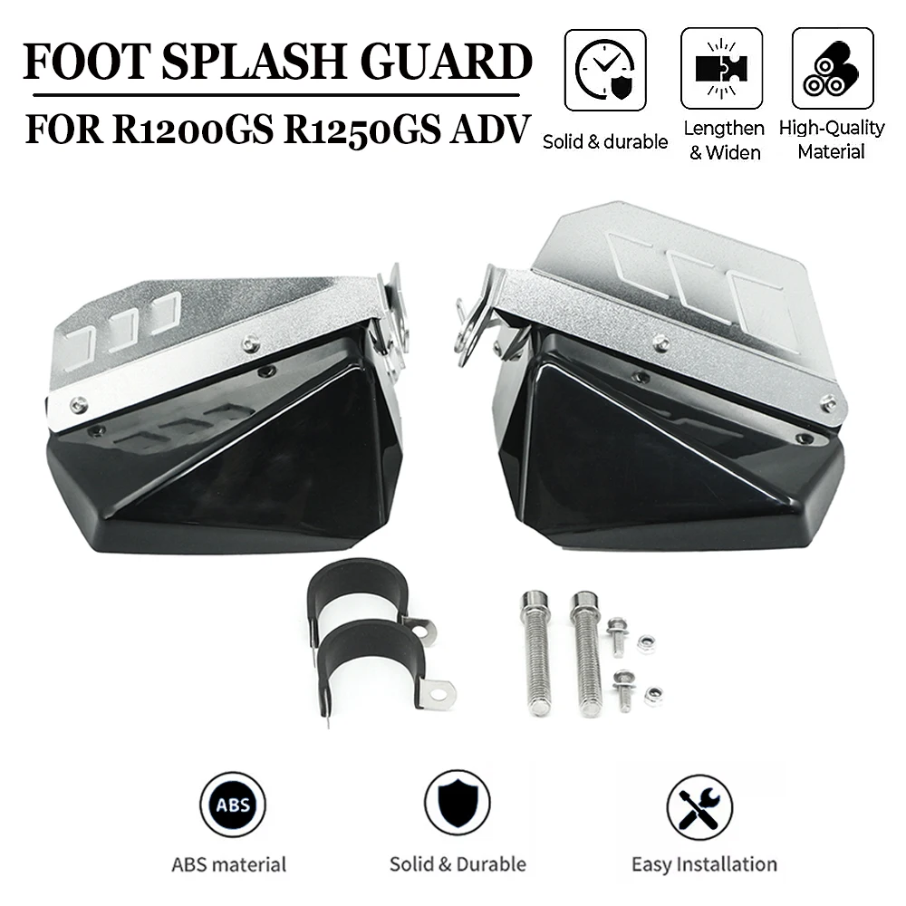 Foot Splash Guard Plate Cover Protector For Bmw R1200gs R1250gs ...