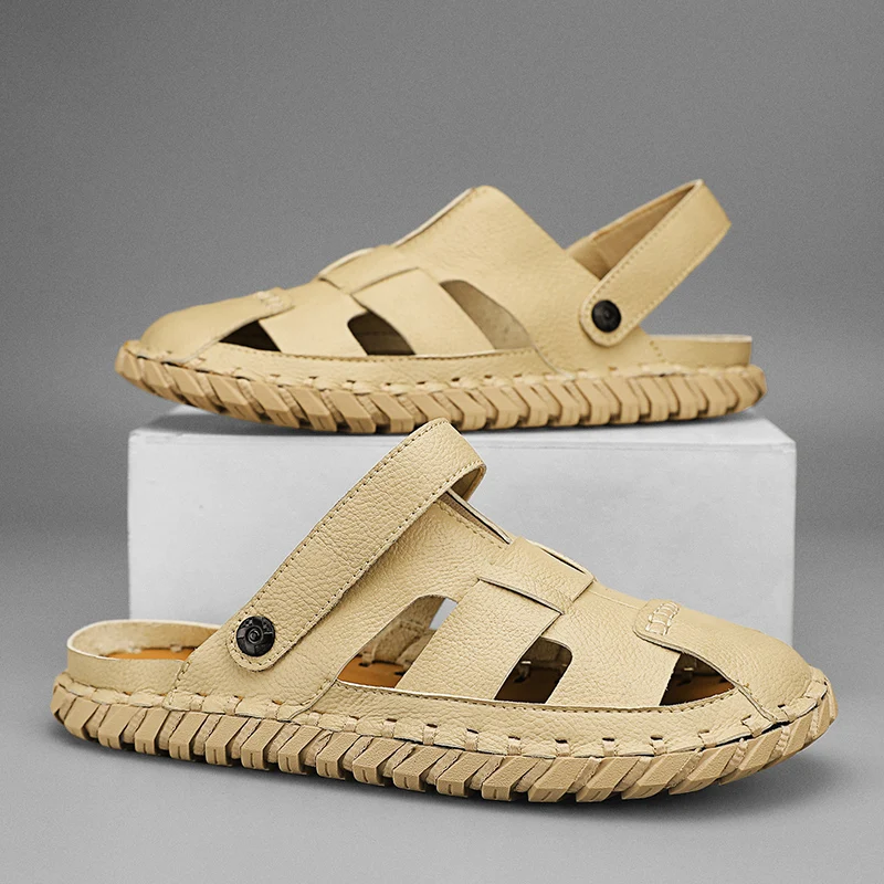 Sandals-men-summer-breathable-outdoor-Chinese-handmade-shoes-beach ...