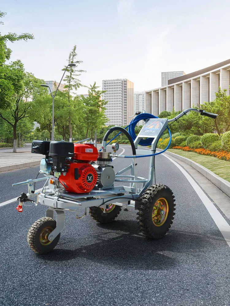 Safety-Pavement-Line-Airless-Paint-Sprayer-Road-Line-Painting-Equipment ...