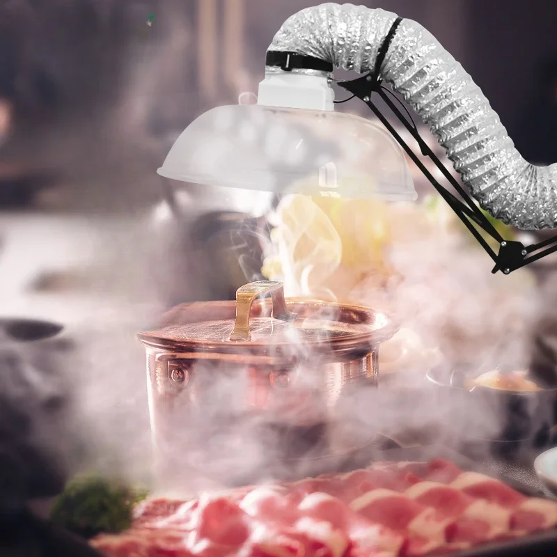 Home-Simple-Barbecue-Range-Hood-Mobile-Hot-Pot-Barbecue-Smoke-Exhaust ...