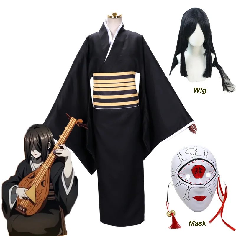 Nakime-Otokawa-Cosplay-Costume-Anime-Demon-Slayer-Kimetsu-No-Yaiba-Suit ...