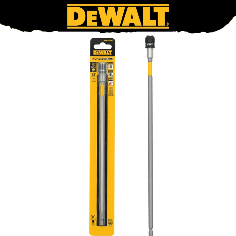 DEWALT DWAF12EXTMF Maxfit 12 In. Bit Extension Lengthening Holder Hex ...