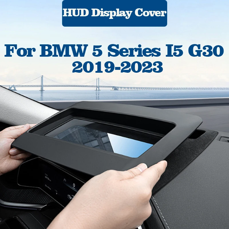 Car HUD Display Cover for BMW 5 Series I5 G30 2019-2023 Head Up Screen ...