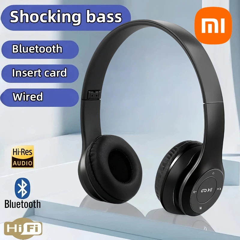Xiaomi-Stereo-P47-Headset-Bluetooth-5-0-Headset-Folding-Series ...