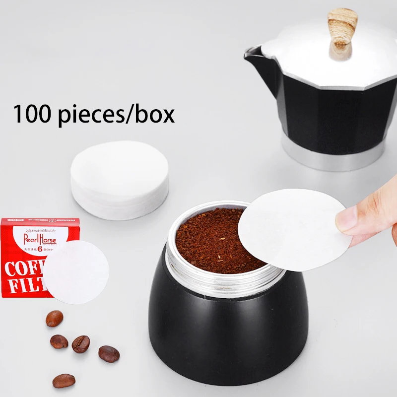 Moka Pot Filter Paper Disposable Hand-brewed Coffee Filter Paper ...