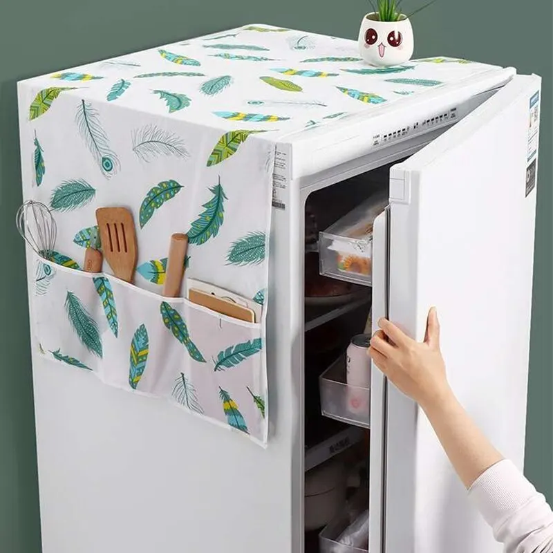 Refrigerator Cover Cloth with Storage Bag,Refrigerator Storage Bag with ...