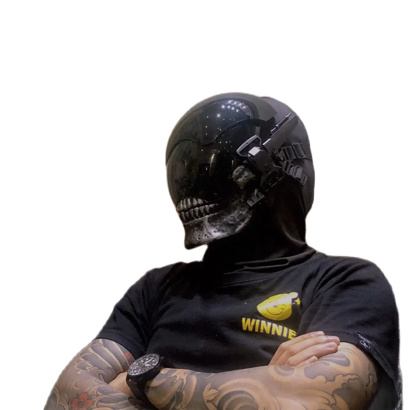 Bloodsport-Dc-Cosplay-Halloween-Masks-with-LED-Light-Rock-Scene-Skull ...