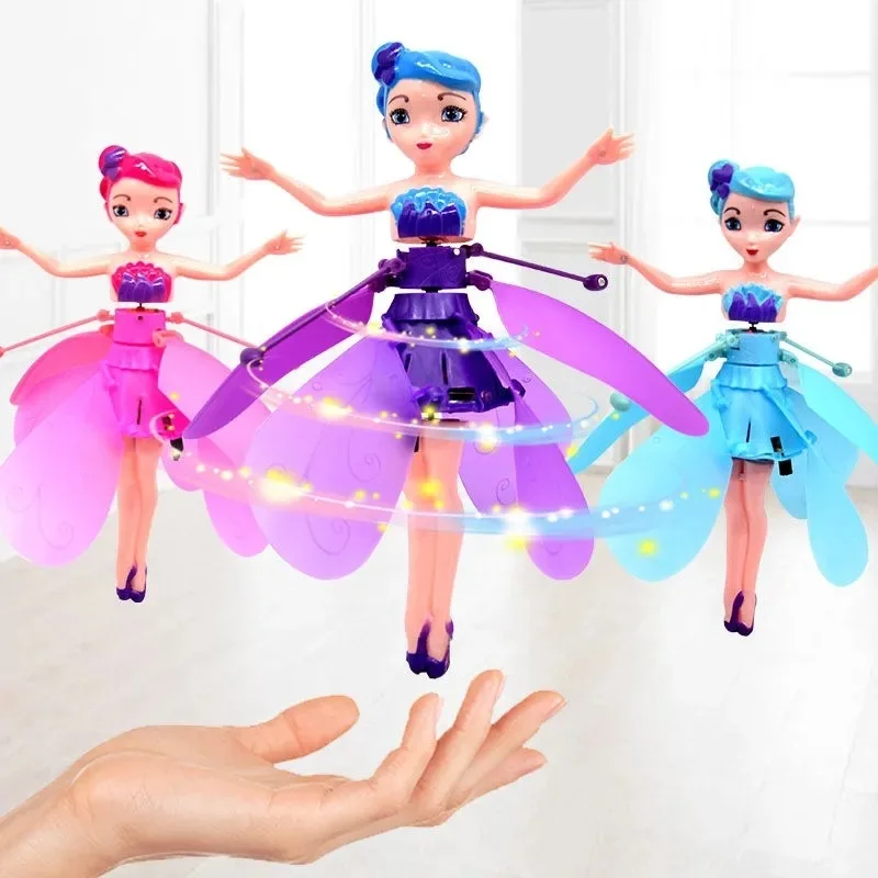 Princess-Doll-Drone-Induction-Flight-Toys-Kids-Infrared-Suspension-Toys ...