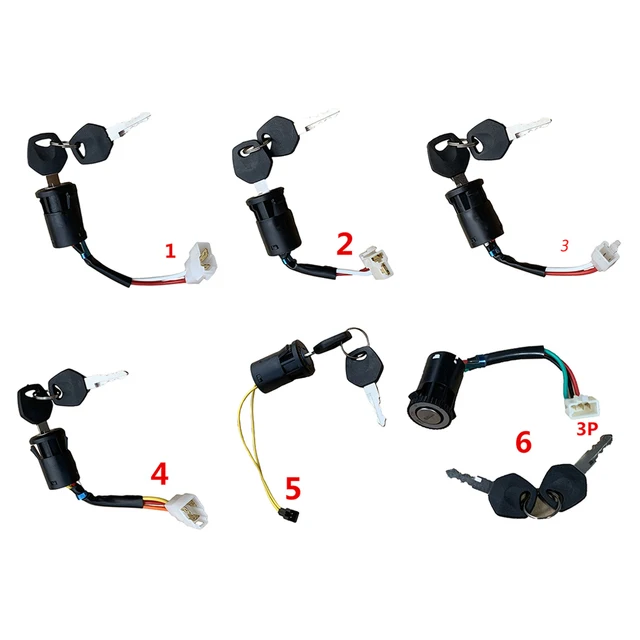 Toy Car Ignition Key Power Start Switch For Kids Electric Ride-On Cars ...