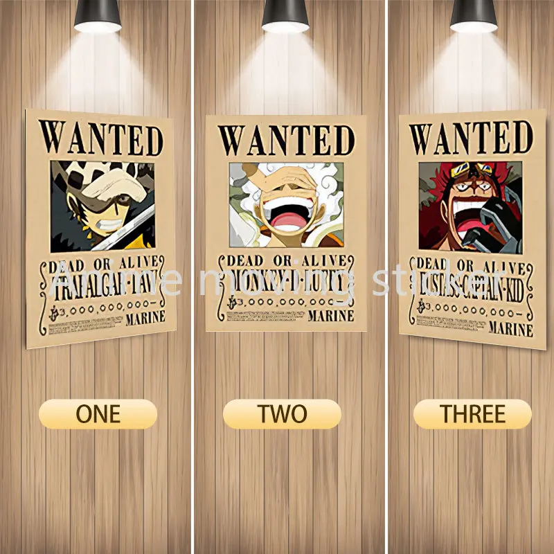 ONE-PIECE-Anime-Lenticular-Poster-3D-Lenticular-Poster-Luffy-Eustass ...