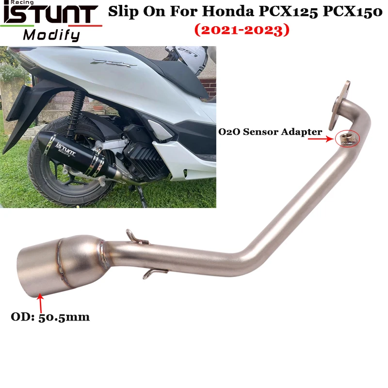 Slip-On-For-Honda-PCX125-PCX150-PCX-125-PCX-150-2021-2022-2023-Muffler ...