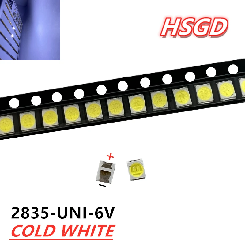 50-100pcs-Original-UNI-LED-3528-2835-1210-Light-Beads-High-Power-1W-6V ...