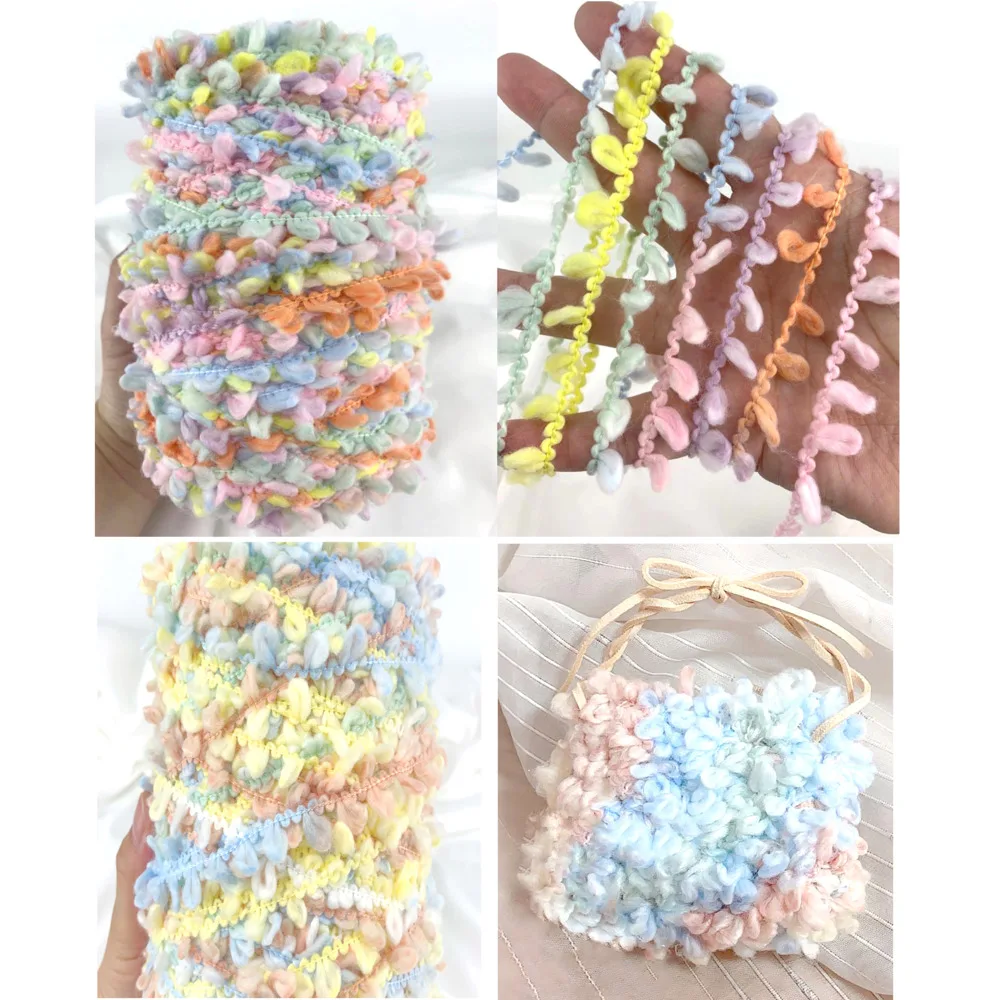 250g-340M-Big-Loop-Yarn-For-Hand-Knitting-Fancy-Threadsbig-Ear-Circle ...