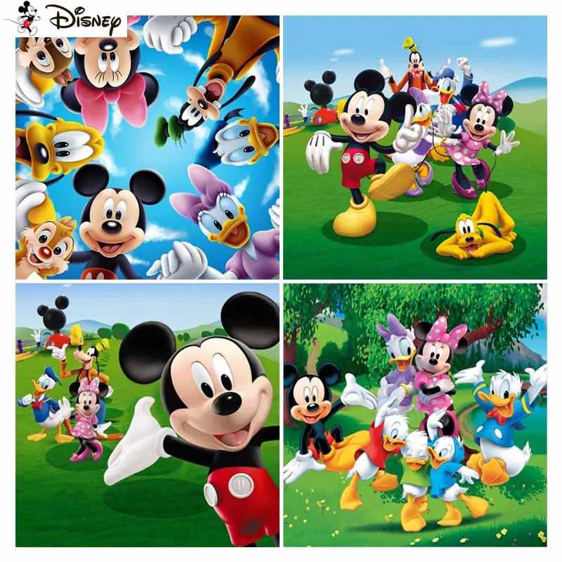 Disney-Cartoon-Mickey-Mouse-Wall-Art-Canvas-Painting-Nordic-Posters-and ...