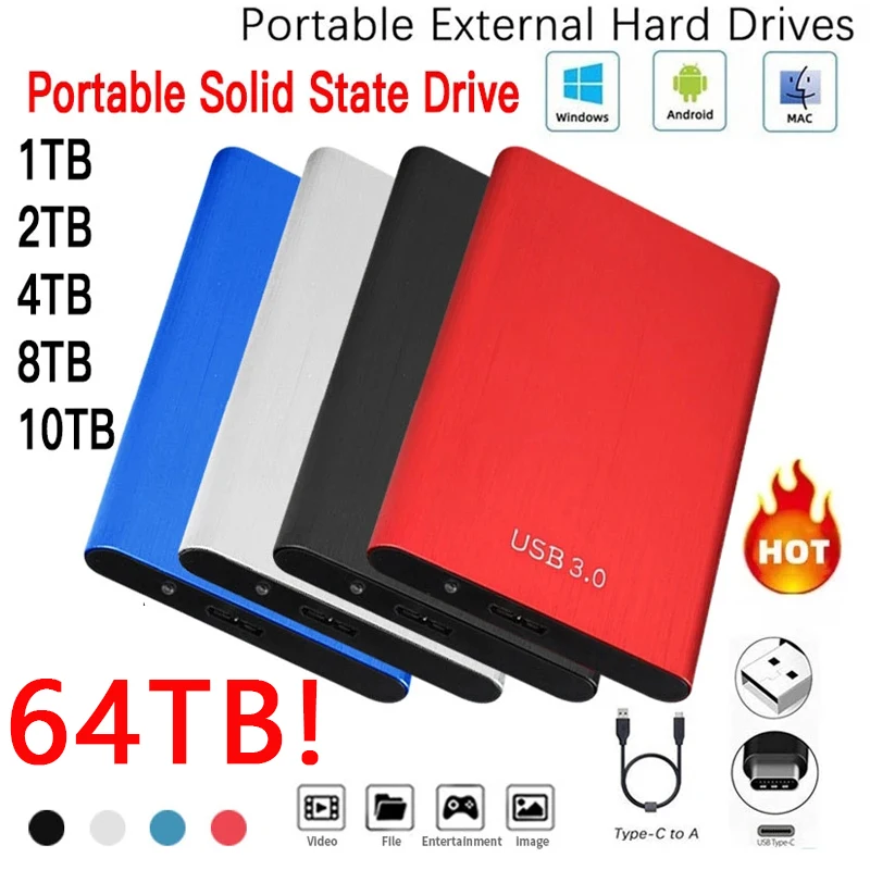 Portable-High-speed-1TB-2TB-SSD-8TB-External-Hard-Drive-Mass-Storage ...