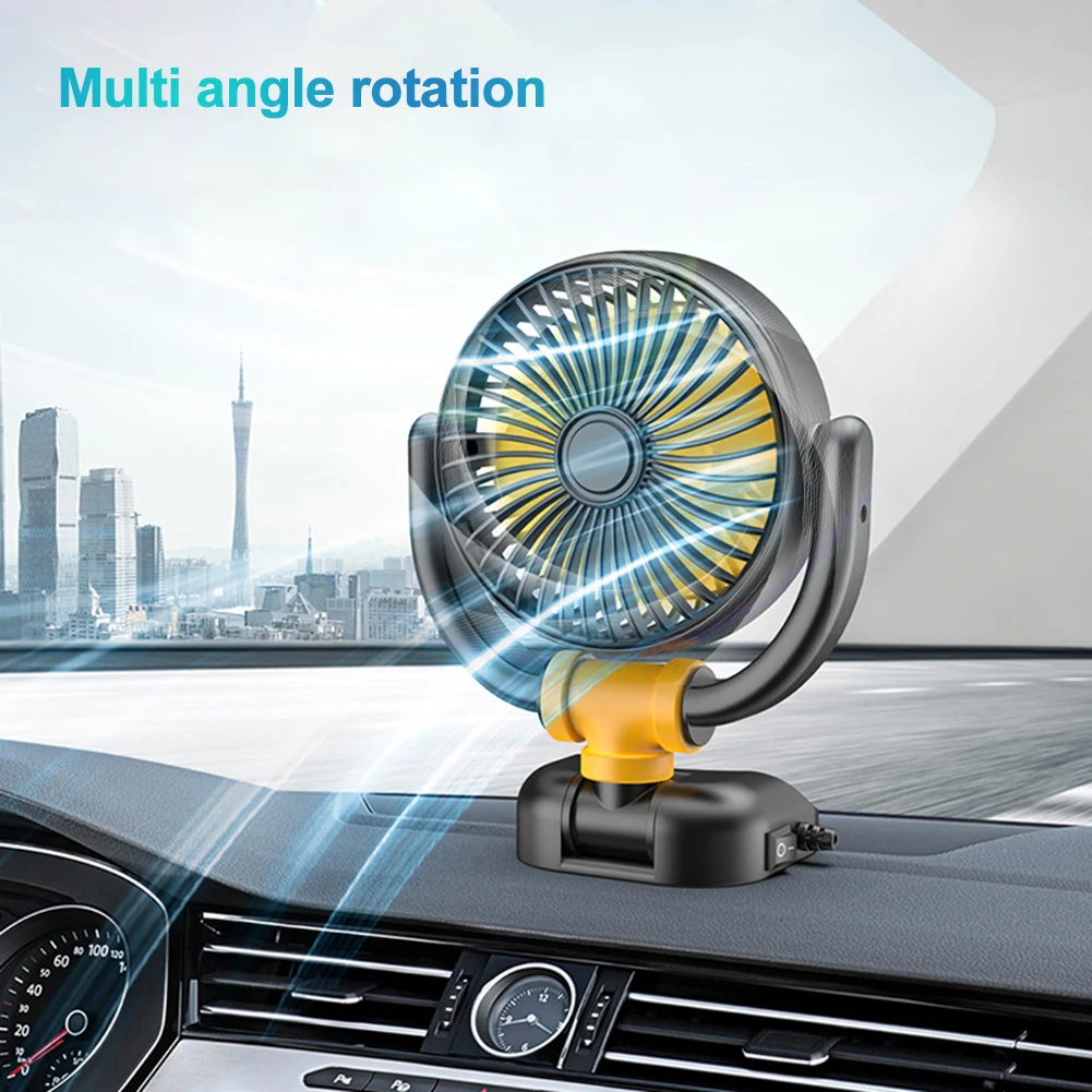 5V-12V-24V-Air-Circulator-Fan-Low-Noise-Car-Powerful-Fan-360-Rotation ...