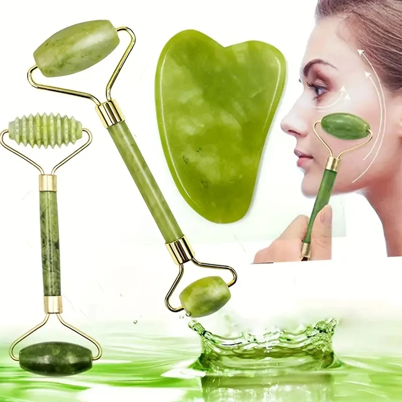 Jade-roller-jade-stone-massager-natural-stone-facial-massage-scraping ...