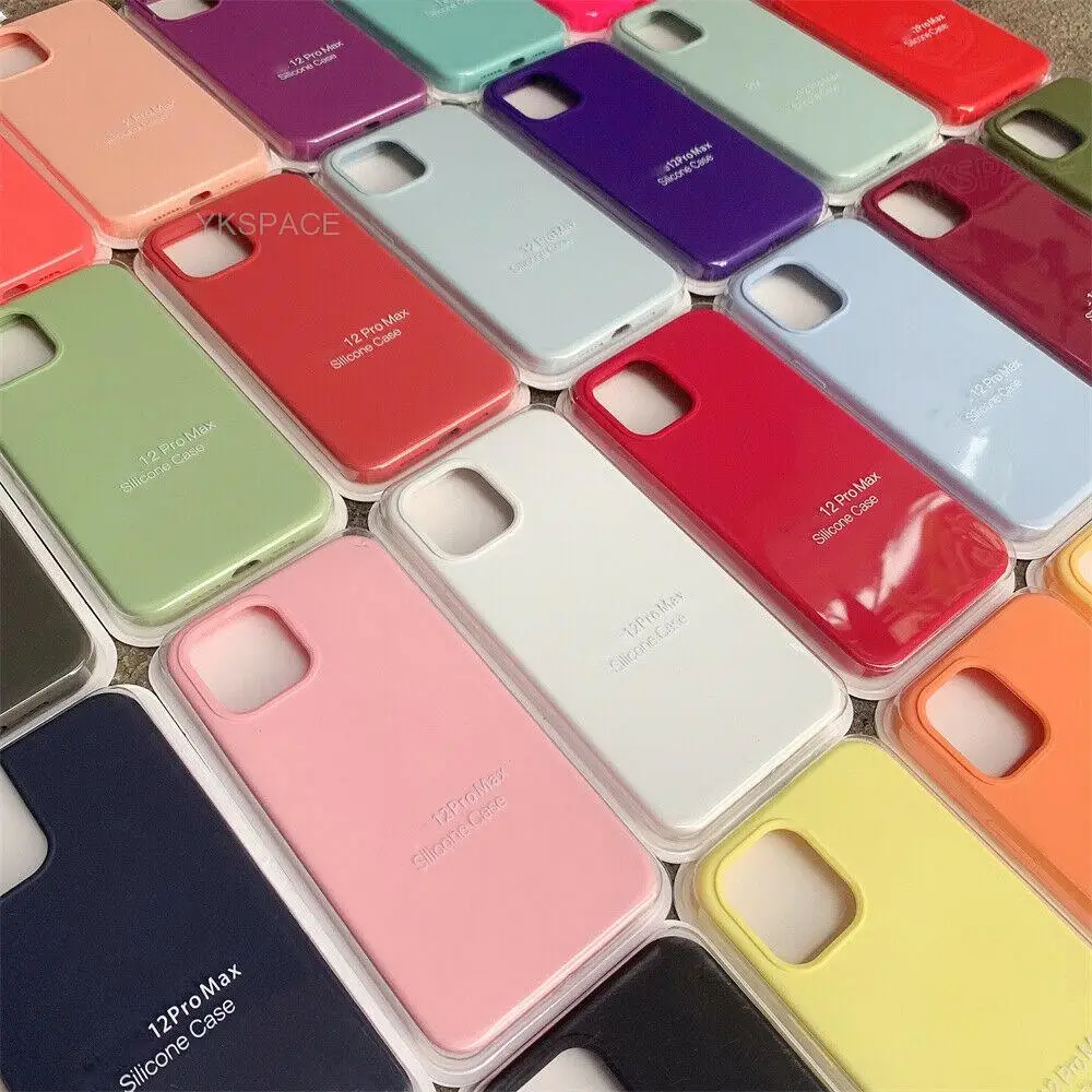 Luxury Liquid Silicone Case For Iphone 14 Plus 14 Pro 13 12 Mini 11 Pro ...