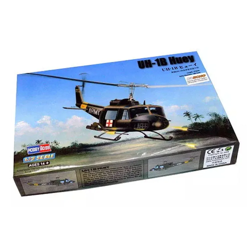 HobbyBoss 87228 1/72 US Army UH-1B Iroquois Huey Helicopter Fighter ...