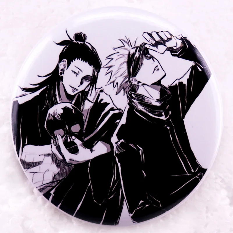 Pin-de-bot-n-de-Gojo-y-Geto-Jujutsu-Kaisen-insignia-de-hojalata-de-Arte ...