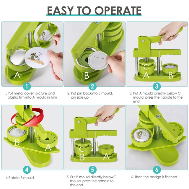 Manual Button Badge Machines - IMPRESOMATIC