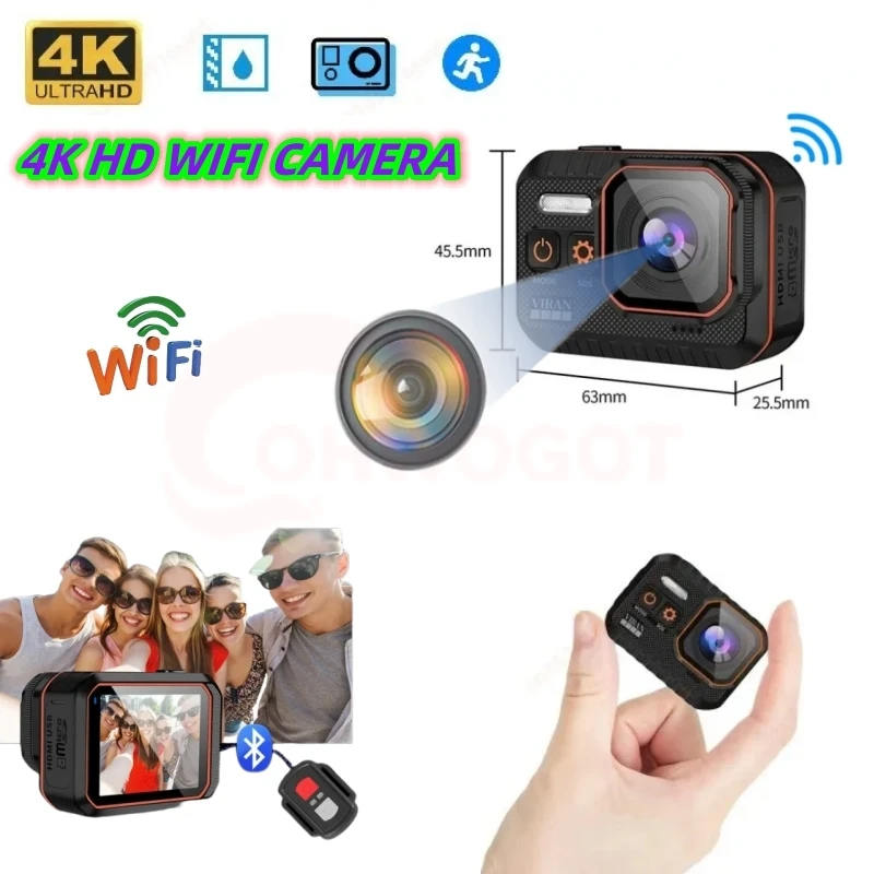 4K-New-Mini-Digital-Camera-WIFI-Portable-Action-Camcorders-Security ...