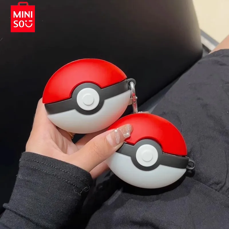 MINISO-Pokemon-Pok-Ball-Earphone-Cover-for-Sony-WF-1000XM5-Silicone ...
