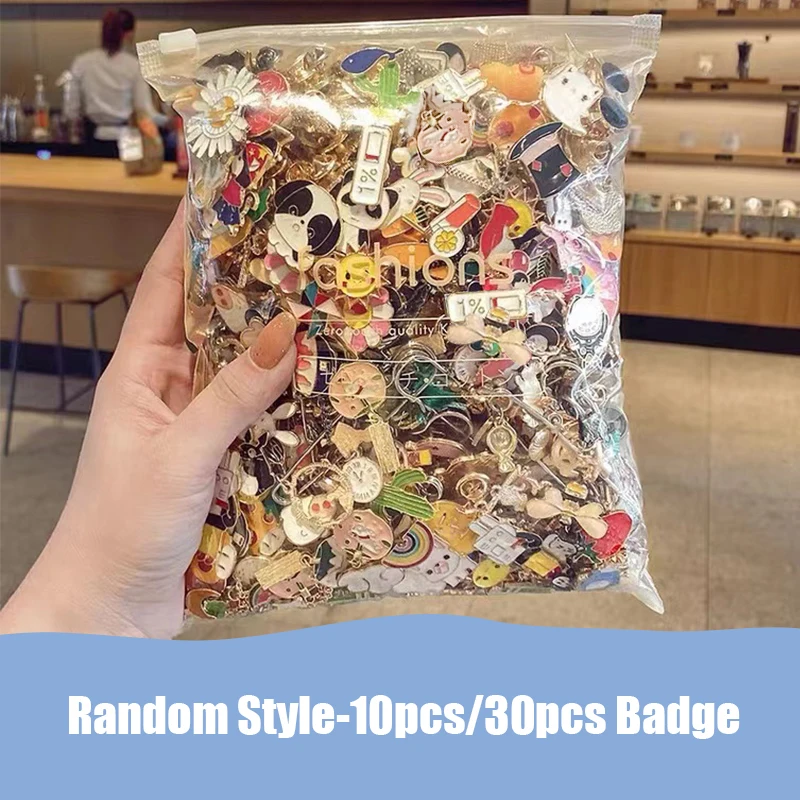 10pcs/ 30pcs Random Badges Cute Ins Tide Personalized Badge Pins ...