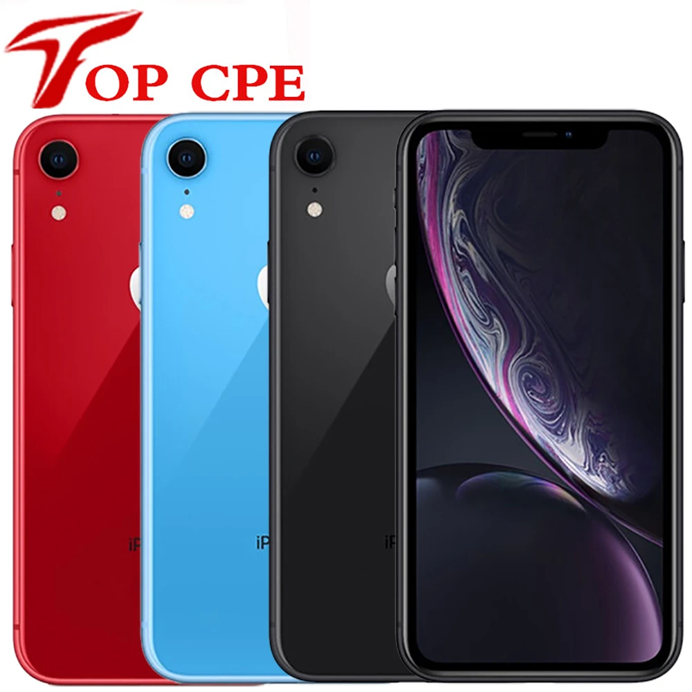 Original Apple Iphone Xr Ram 3gb Rom 64gb 128g 256g 4g Lte 6.1 "hexa ...