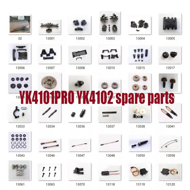 YIKONG YK4101PRO YK4102 1/10 RC Car Spare Parts motor gear servo drive ...