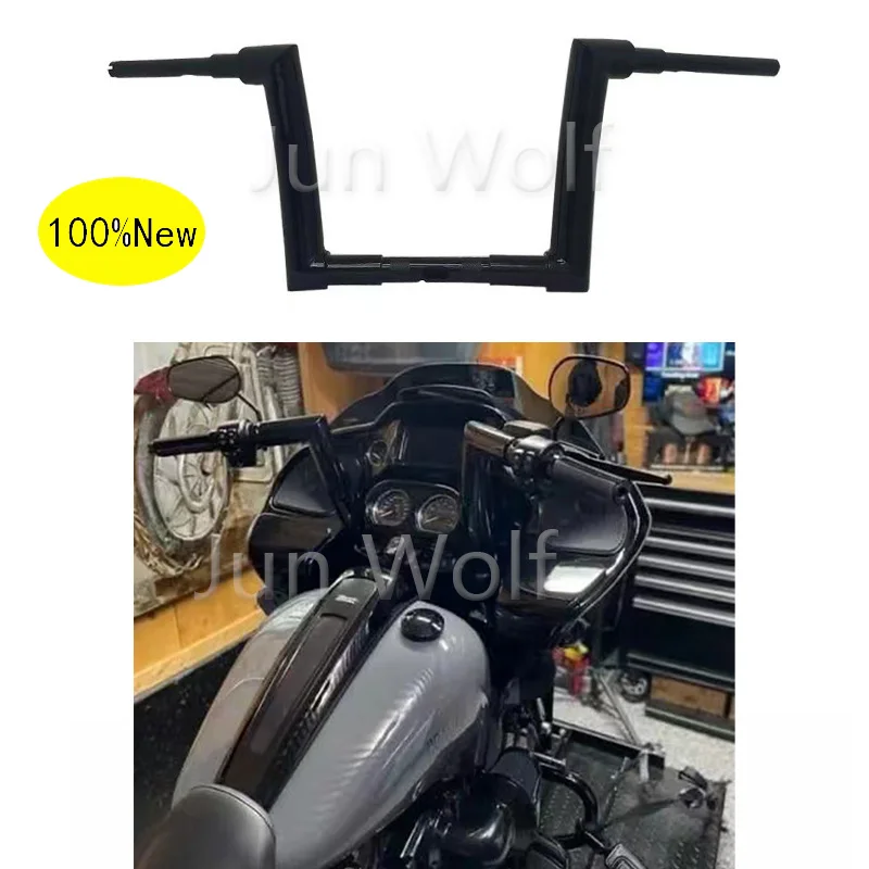 Motorcycle-50mm-Ape-Hanger-handlebars-12-14-compatible-for-Harley ...