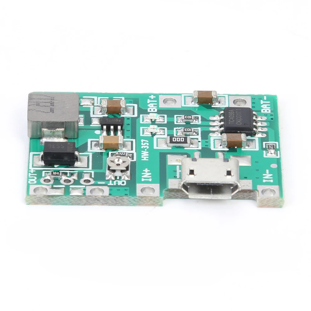 Generic 1-5pcs Hw-357 3.7v 9v 5v Adjustable Pcb Step Up 18650 Li-Ion ...