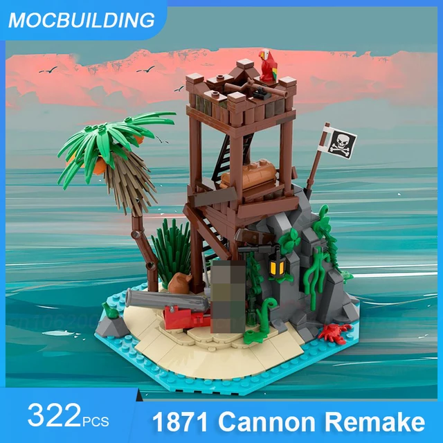 MOC Building Blocks Islands Bundle Model DIY Assemble Bricks Castle ...