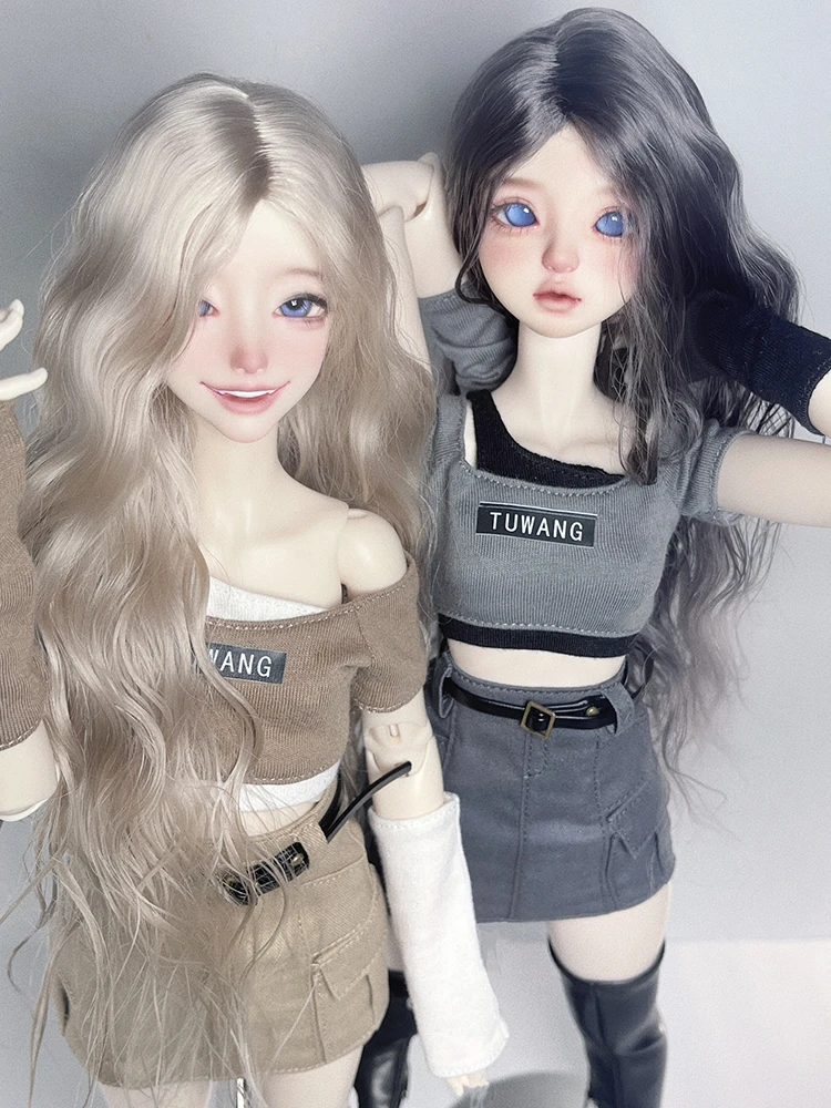 New-Arrival-1-4-BJD-Doll-Clothes-Off-Shoulder-T-shirt-Tops-and-Workwear ...