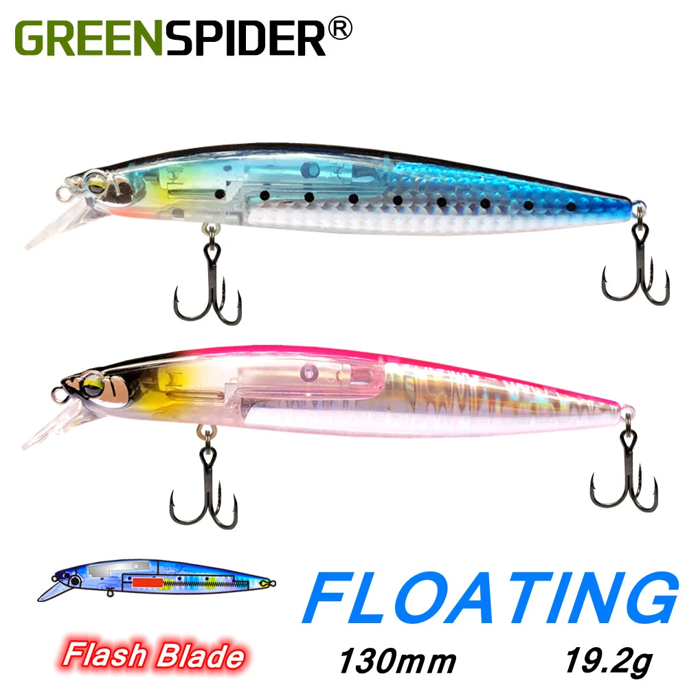 Floating Wobbler Minnow Fishing Lure | Floating Minnow Crank Bait - New ...