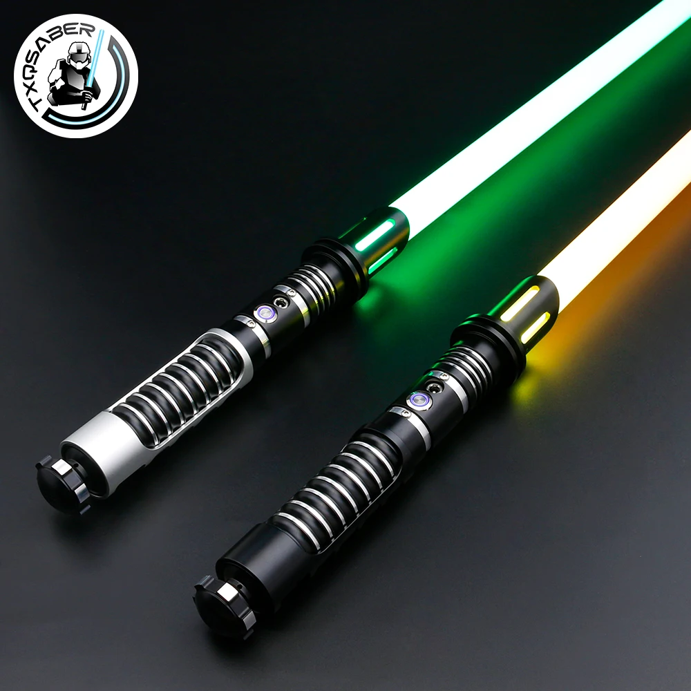 TXQSABER Lightsaber Smooth Swing Metal Handle Blaster Color Changing ...
