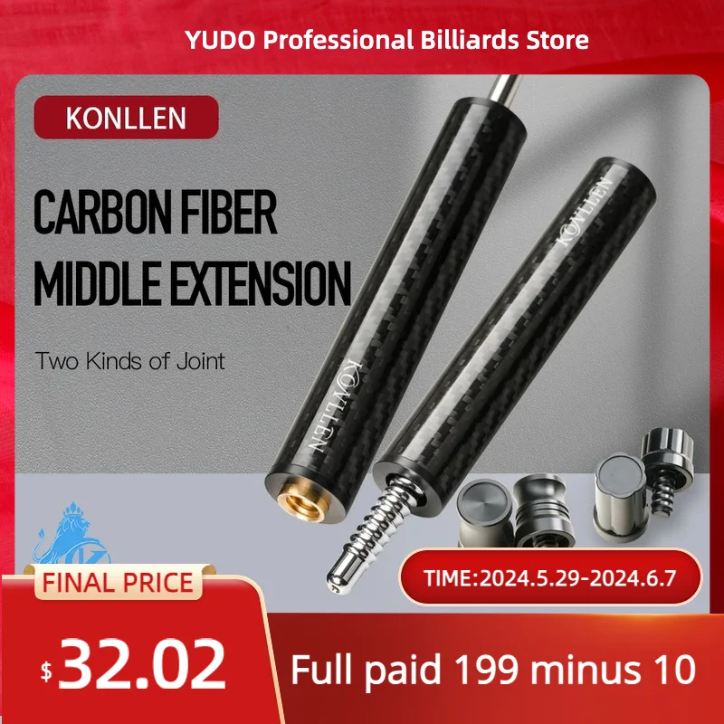 KONLLEN-Middle-Extension-Carbon-Fiber-3-8-8-Radial-Pin-Uniloc-Quick ...
