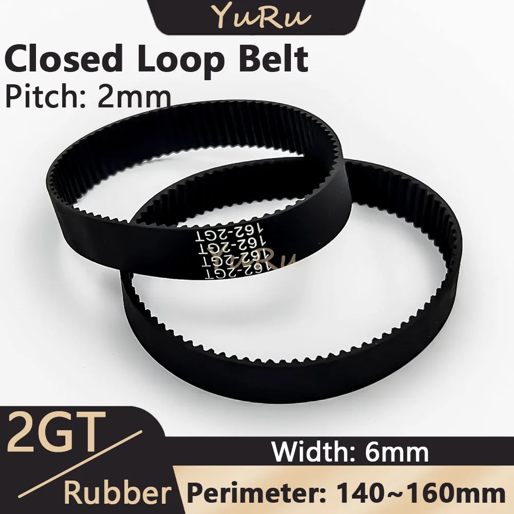 2GT-2MGT-Closed-Loop-Belt-Width-6mm-Perimeter-140-142-144-146-148-150 ...
