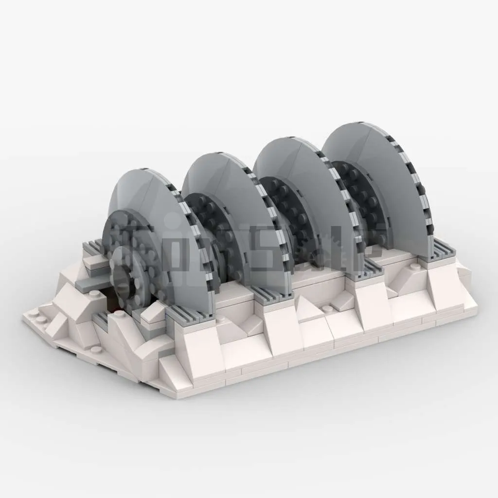 MOC-23845 Hoth 4-Tier Main Power Generator by Daniel Hickman Building ...
