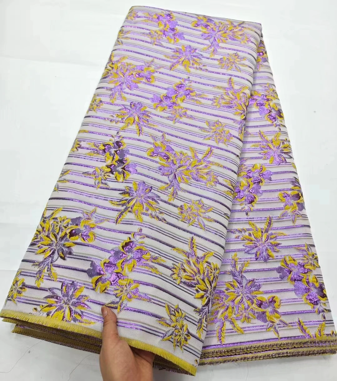 New-High-Quality-African-Brocade-Fabric-Jacquard-Damascus-Dress ...