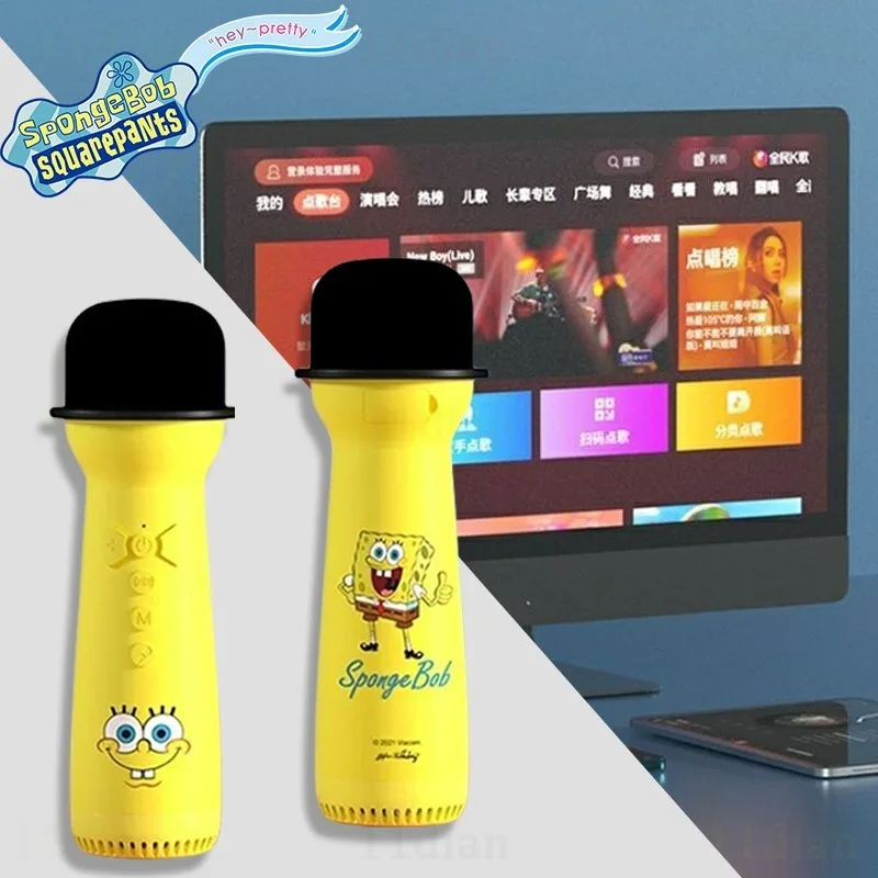 Bob Esponja Microfone Sem Fio Para Casa, Microfone Dos Desenhos ...