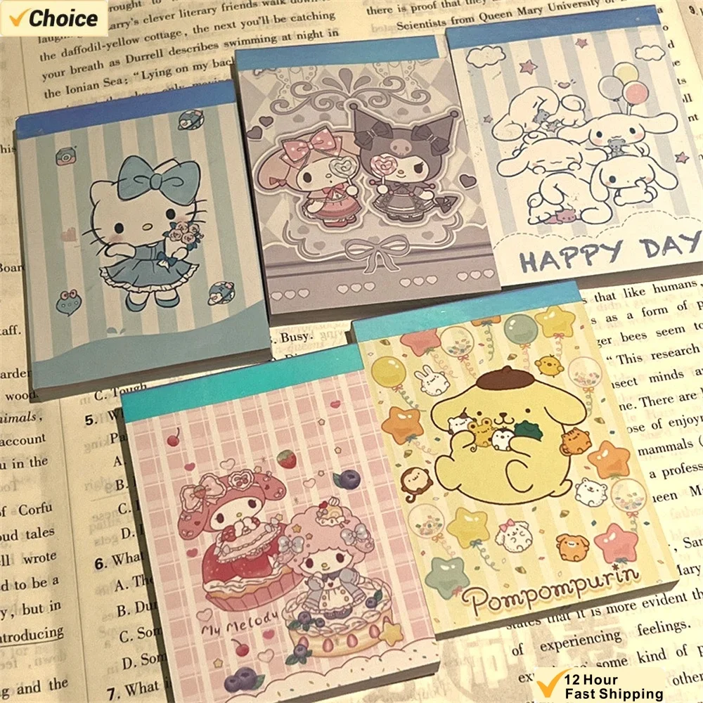 MINISO-70-Pages-Kawaii-Stitch-Notebook-Sanrio-Hello-Kitty-Kuromi ...