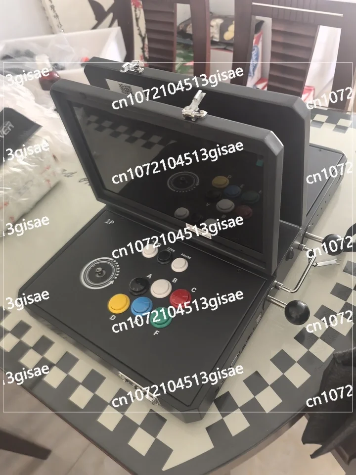 Home Arcade Game Machine Portable Folding Portable Double Screen ...