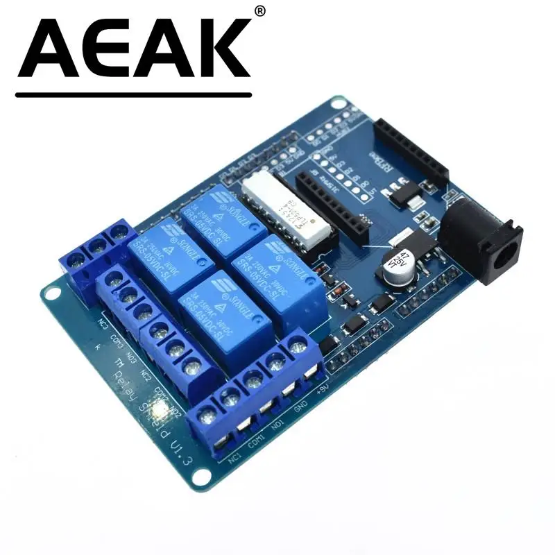 4 Channel 3A 240V Wireless Relay Module Opto-isolator Xbee Bluetooth ...