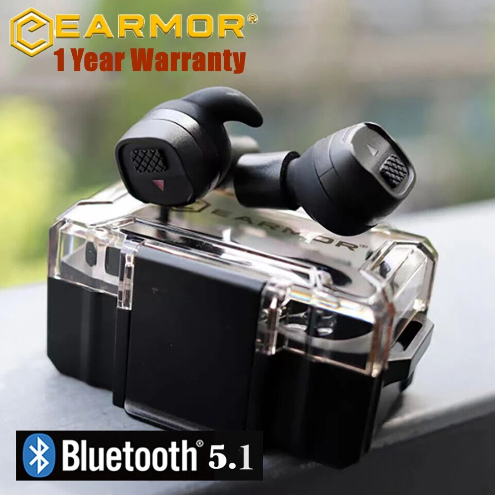Earmor M20T bluetooth tactical headset wireless electronic earplugs ...