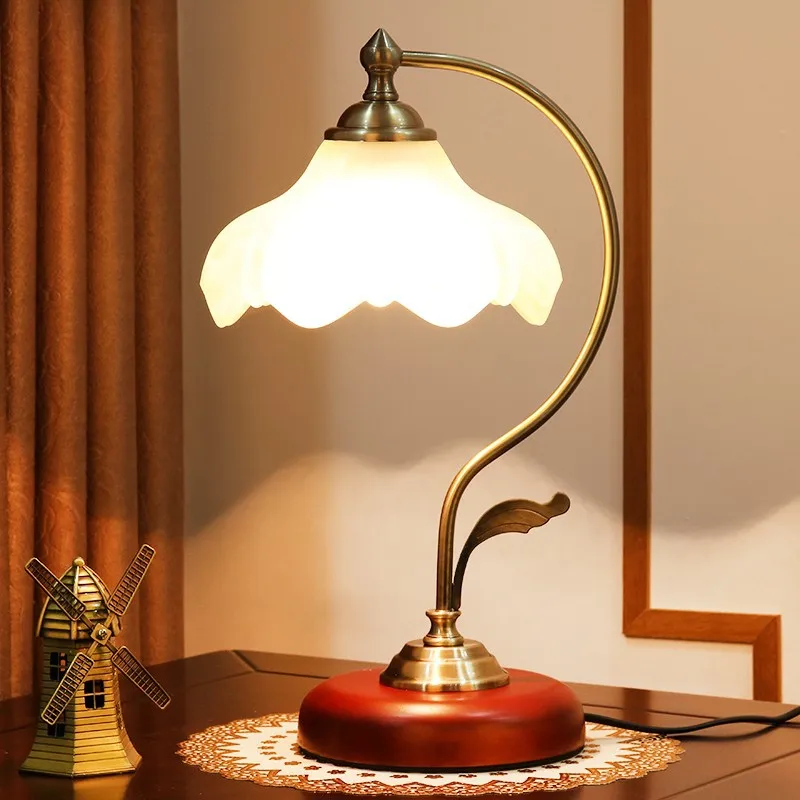 American-style-all-copper-decorative-desk-lamp-bedroom-bedside-lighting ...