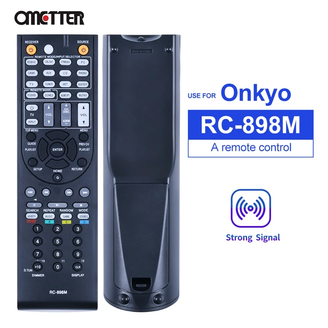 RC-898M For Onkyo Parts AV Receiver Remote Control TX-NR545 TX-NR646 TX-NR747 RC898M TX‑NR5008 ...
