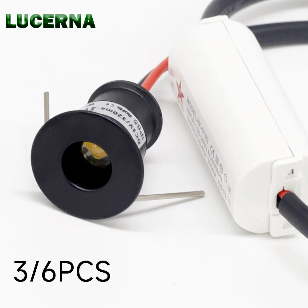 3-6PCS-Small-Spot-Light-AC110V-220V-Recessed-Home-Ceiling-Downlight-For ...