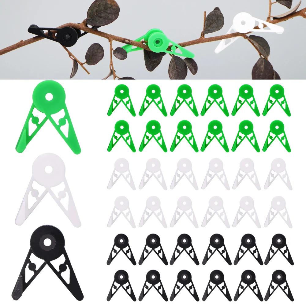 10-100PCS-Plant-Branches-Bender-Garden-Stem-Trainer-Clips-360-Degrees ...