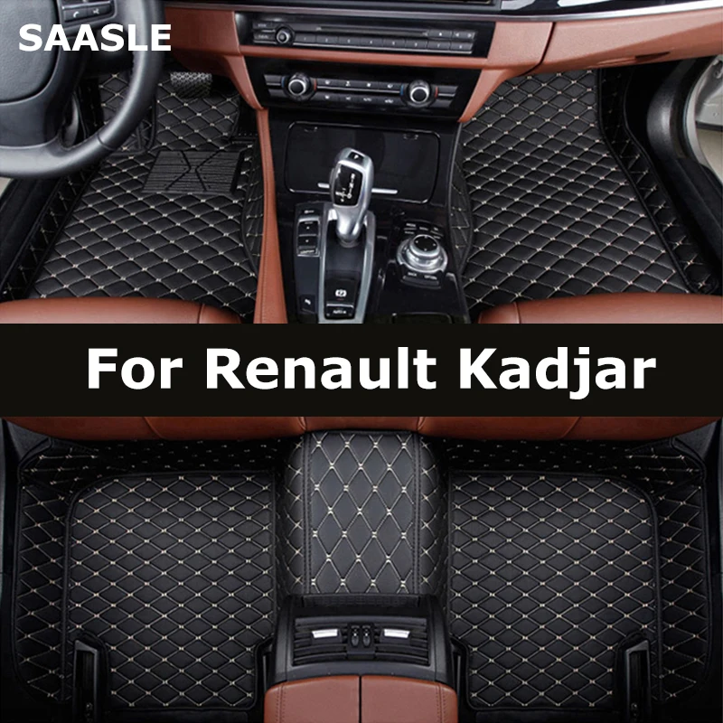SAASLE-Custom-Car-Floor-Mats-For-Renault-Kadjar-Auto-Carpets-Foot-Coche ...